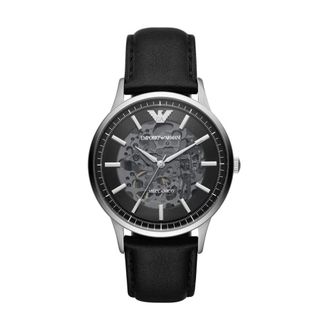 Emporio Armani Renato Automatik Skelettuhr - - Accessories - Herren - Grau - ONE SIZE