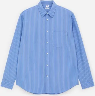 Arket Legeres Popeline-Hemd -Blau