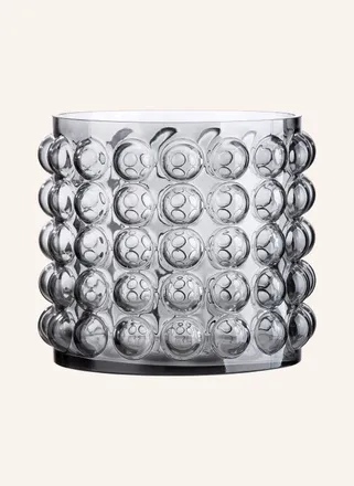 Gilde Vase Smoky grau