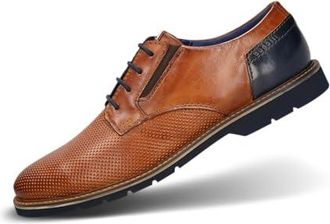 Bugatti Homme 311-arz02 Chaussures Basses à Lacets, Cognac, 46 EU