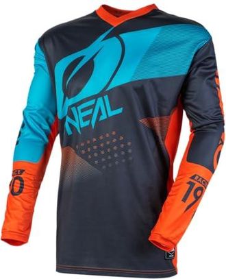 O'Neal | Maillot | Moto Enduro | Con&ccedil;u pour Une libert&eacute; de Mouvement maximale, Protection rembourr&eacute;e des Coudes, Mati&egrave;re Respirante| Maillot Element Factor |