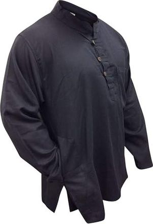 Shopoholic Fashion Chemise Grand-père légère du Festival Hippie