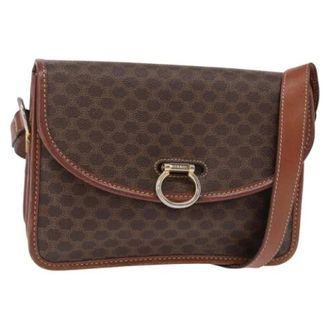Celine Sac bandouli&egrave;re vintage Pre-owned - Femme - Pre-owned - Brun - Taille: ONE Size