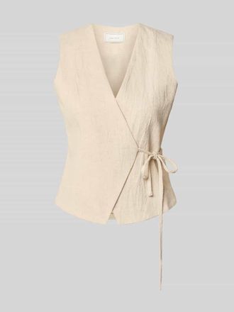 Neo Noir Slim Fit Weste mit Leinen-Anteil Modell Samara