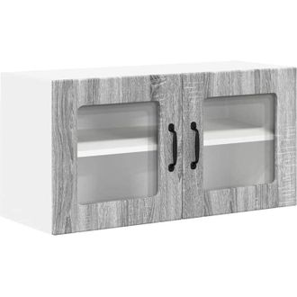vidaXL vidaXL Armoire de cuisine Lucca Sonoma gris 80 x 31 x 40 cm