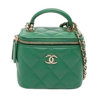 Chanel Mini Sac &agrave; main Pre-owned - Femme - Pre-owned - Vert - Taille: ONE Size