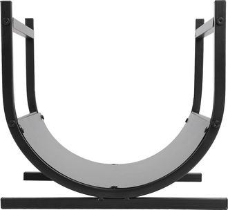 Dioche Kaminholzhalter, gro&szlig;e Kapazit&auml;t, Kaminholzst&auml;nder, Kaminholzst&auml;nder, Kaminholzkorb, Kaminholzregal, aus Eisen, f&uuml;r Innen und Au&szlig;en