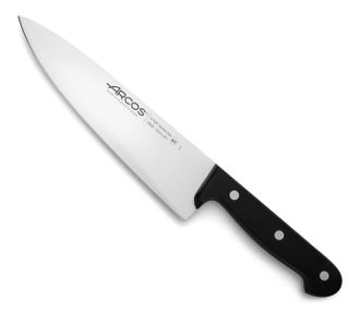 Arcos Küchenmesser aus Edelstahl mit Klinge von 200 mm - Chefmesser für Fleisch, Fisch, Geflügel, Obst und Gemüse - Ergonomischer Griff aus Polyoxymethylen,