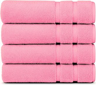 Egeria Prestige Handtücher, 50x100 cm, Weiches und saugfähiges Handtücher Set für Bad, Dusche und den täglichen Gebrauch, 4 Pack, Mauve