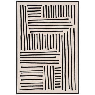 House Nordic Tableau contemporain - Noir et blanc - LIPARI
