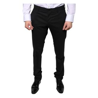 Dolce & Gabbana Skinny Anzughose - - Trousers - Herren - Schwarzk - S
