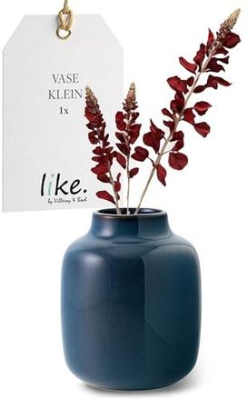 like. by Villeroy & Boch Lave Home - Petit Vase Bleu, en grès