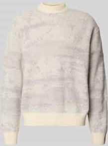 Boss Orange by Hugo Boss Pullover mit geripptem Rundhalsausschnitt Modell Kastet