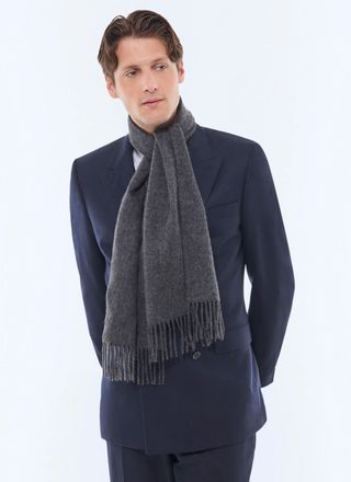 Fursac Veste de costume croisée en laine - Taille 44 - Homme