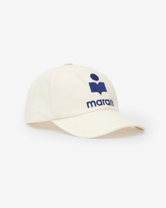 Isabel Marant Casquette Tyron - Femme - &Eacute;cru Et Bleu - Taille 57 - Isabel Marant