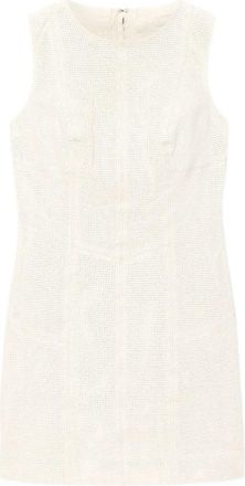 AllSaints Vee Perf-Kleid in Wollwei&szlig;