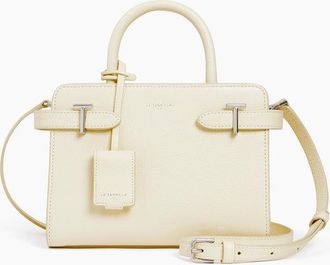 Le Tanneur Kleine Handtasche Emilie aus genarbtem Leder mit Trageriemen