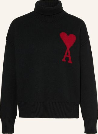 Ami Ami Paris Rollkragenpullover schwarz