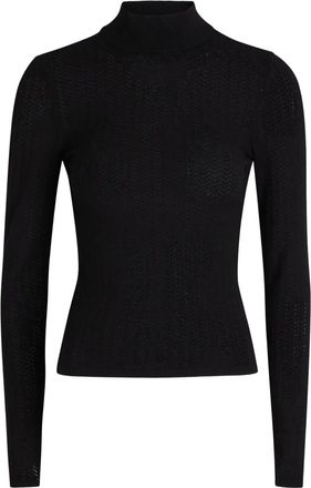 Alice & Olivia haut &agrave; col roul&eacute; - Noir