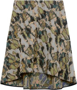 Bite Studios Femme, Jupes, Multicolore, Taille: 32 FR Shield Jacquard Skirt