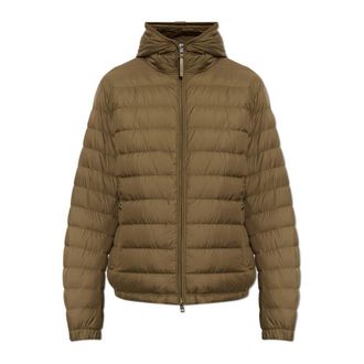 Moncler Homme, Vestes, Brun, Taille: XL Doudoune courte &agrave; capuche Solienn