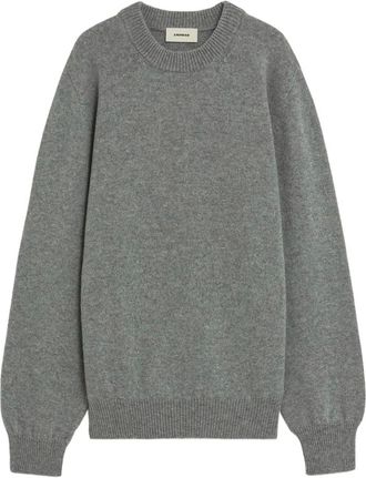 A Paper Kid Homme, Pulls, Gris, Taille: XL Pull Tricoté Ras du Cou