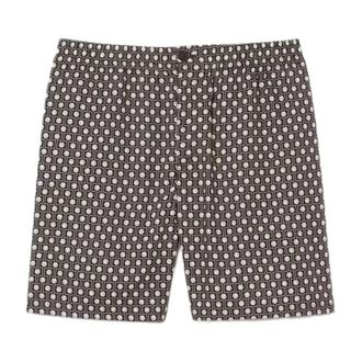 Lacoste Homme, Shorts, Brun, Taille: XL Bermuda in microfantasia