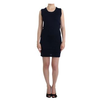 John Galliano Kleid in Kniel&auml;nge - - Dresses - Damen - Blau - XS