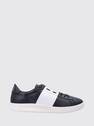 Valentino Garavani Baskets Open Royco en cuir de veau lisse avec VLogo Signature