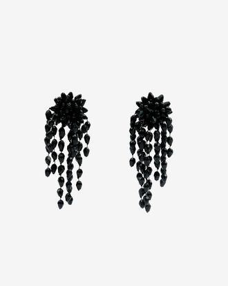 Isabel Marant Boucles DOreilles Hanabi - Femme - Noir Et Argent&eacute; - - Isabel Marant