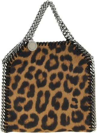 Stella McCartney Sac bandouli&egrave;re imprim&eacute; l&eacute;opard Falabella - Femme - Sacs - Brun - Taille: ONE Size