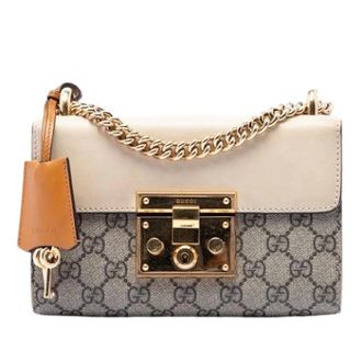 Gucci Sac bandouli&egrave;re vintage Pre-owned - Femme - Pre-owned - Beige - Taille: ONE Size