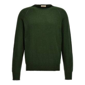 Maryya Rundhalspullover - - Knitwear - Herren - Gr&uuml;n - 2XL