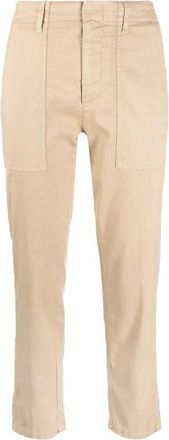 Dondup Sand Leinen Baumwollmischung Loose Fit Hose - - Trousers - Damen - Beige - W27