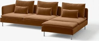 IKEA S&Ouml;DERHAMN 4er-Sofa mit R&eacute;camiere