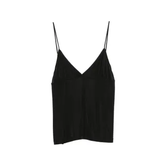 Saint Laurent V-neck Chain-link Tank Top
