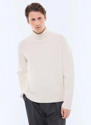 Fursac Pull en laine certifiée et coton - Taille XXL - Homme