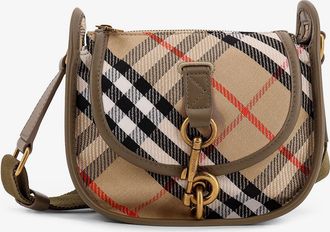 Burberry B clip mini water-repellent canvas crossbody bag - BURBERRY - gender_Woman