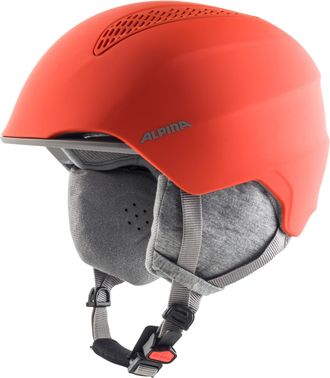 Alpina Alpina Grand JR - Sicherer, Leichter, Sto&szlig;absorbierender & Individuell Anpassbarer Skihelm F&uuml;r Kinder, Pumpkin-orange matt, 51-54 cm