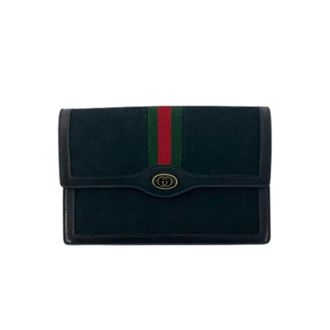 Gucci Pochette en toile Pre-owned - Femme - Pre-owned - Noir - Taille: ONE Size