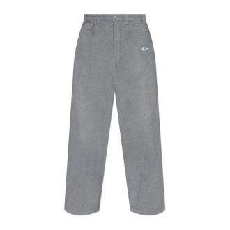 Balenciaga Jeans mit besticktem Logo - - Jeans - Herren - Grau - S