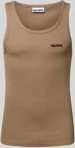 Review Tanktop mit Label-Stitching