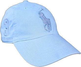 Ralph Lauren Classic Sport Casquette de baseball Big Pony Bleu clair Taille unique