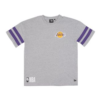 New Era Homme, Tops, Gris, Taille: XL NBA Arch Graphique Tee Los Angeles Lakers