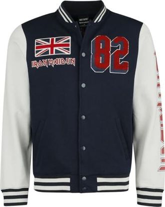 Iron Maiden NOTB Coaches Homme Veste Varsity multicolore 3XL 60% Coton, 40% Polyester