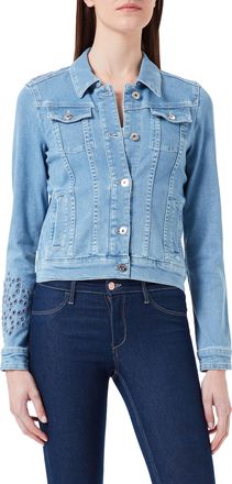 Taifun Jacke Jeans + Gewebe