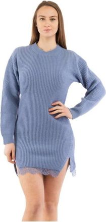 Moschino Femme, Robes, Violet, Taille: 40 FR Knitted Dress