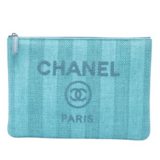 Chanel Pre-owned Deauville O Case Clutch - - Pre-owned - Damen - Blau - ONE SIZE