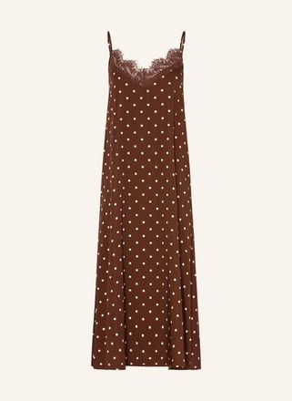 Oh April Oh April Kleid Alma Mit Spitze braun