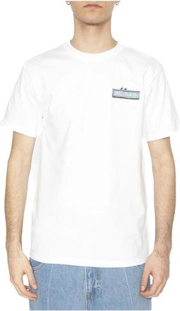 HUF Huf, Homme, Tops, Blanc, Taille: M T-Shirt Col Rond